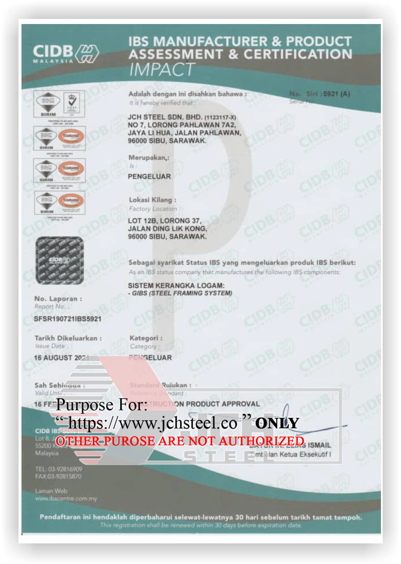 About Us - JCH Steel